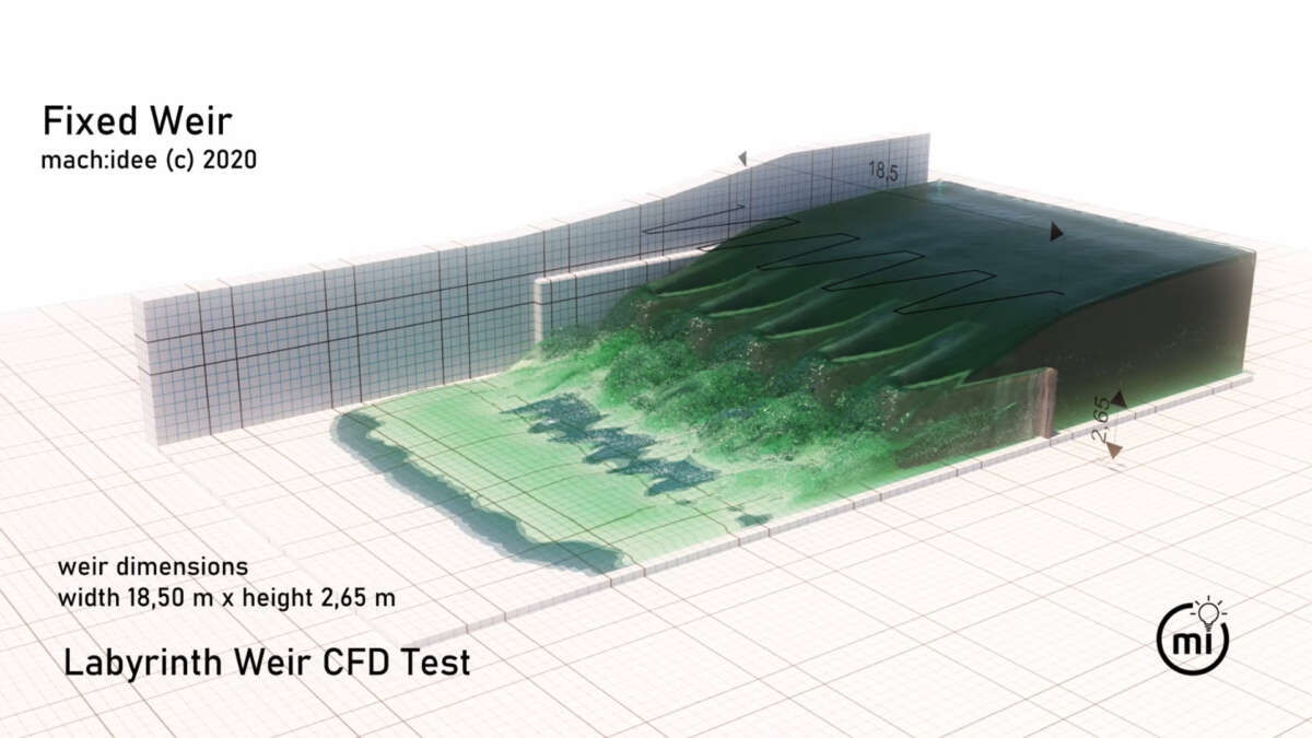 Fixed Weirs – Labyrinth Weirs – mach:idee
